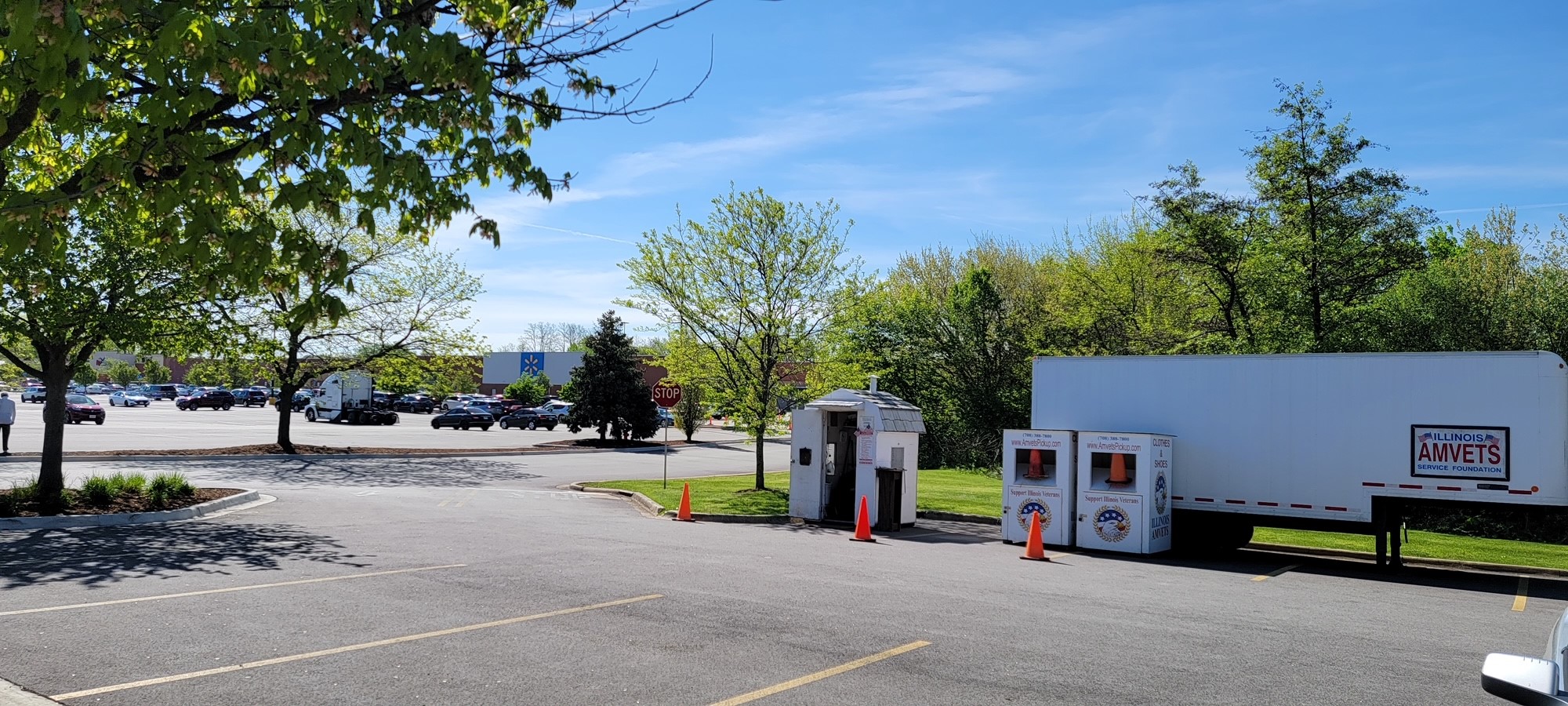 AMVETS Donation Trailer - Walmart - Donate Stuff