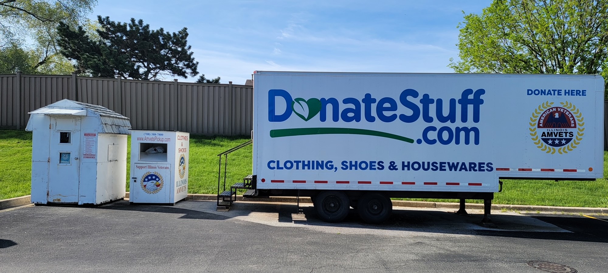 AMVETS Donation Trailer - Walmart - Donate Stuff
